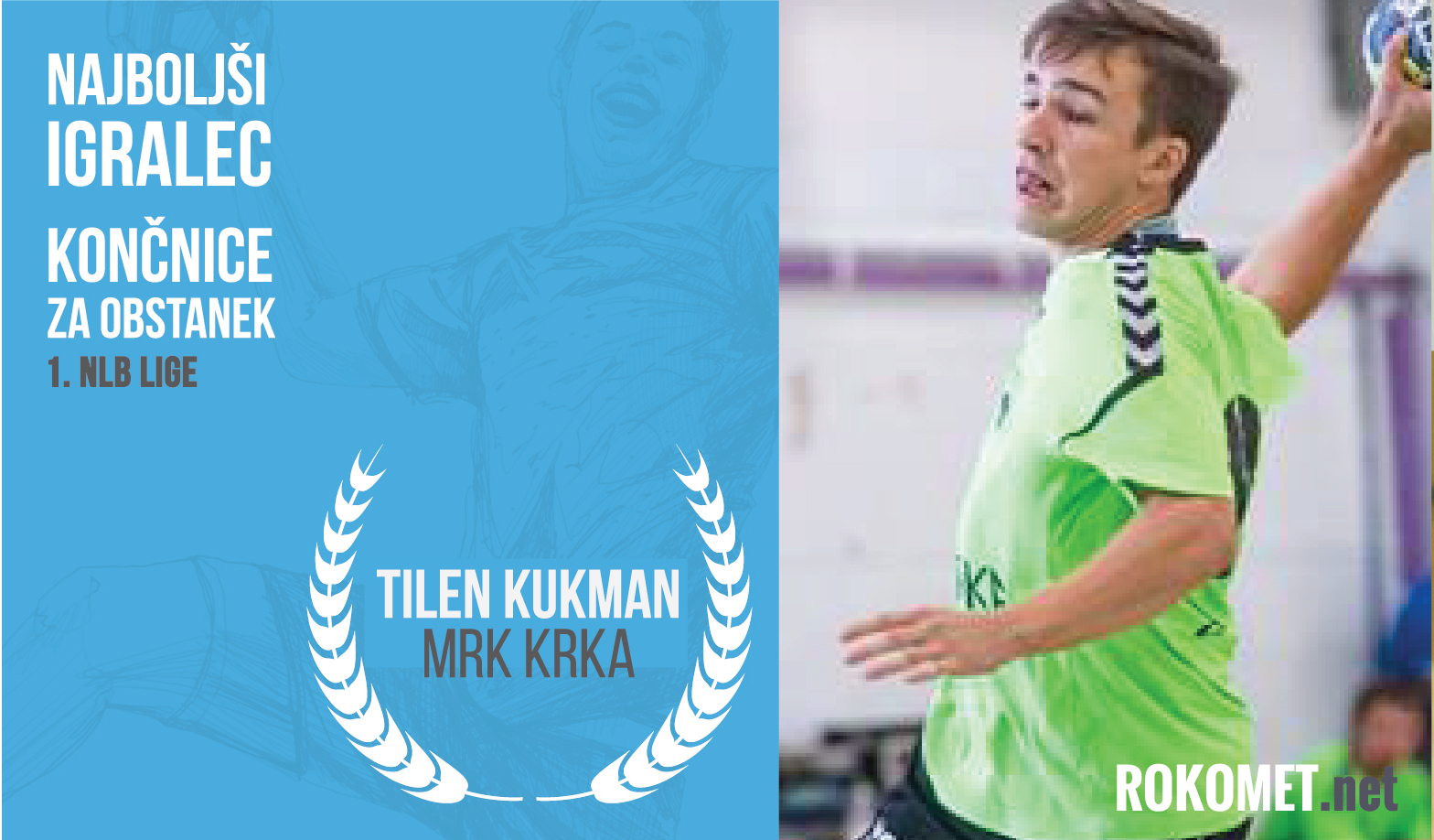 Najboljši igralec 3. kroga končnice za obstanek je Tilen Kukman ...